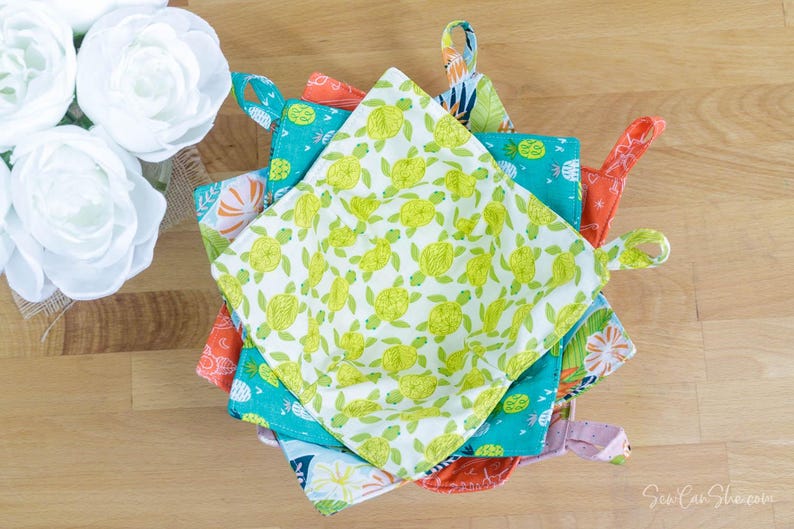 Soup Bowl Cozy Pattern PDF - 3 Sizes Microwave Safe Sewing Pattern ...