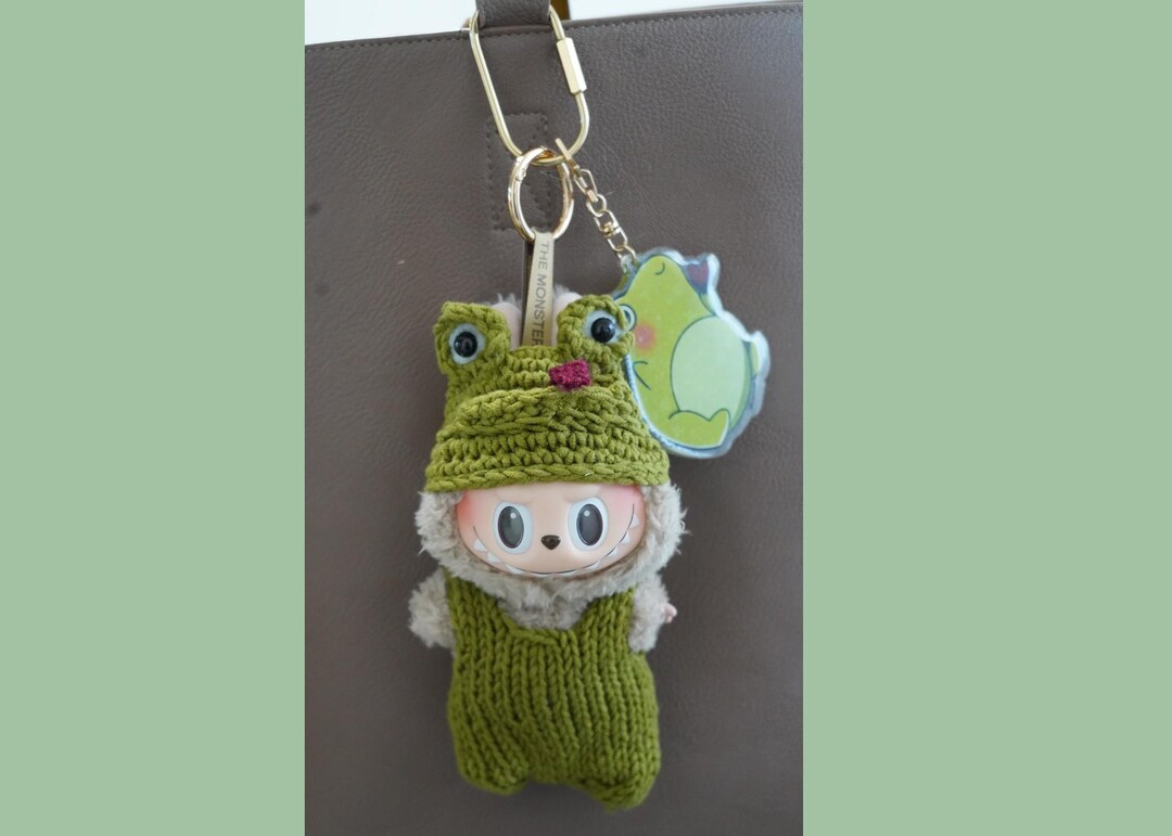 Frog Outfit Fits 17cm Keychain Labubu - Etsy