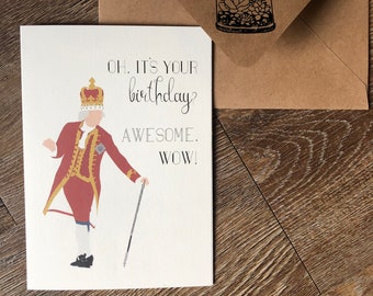 Hamilton Birthday Card Printable - Etsy