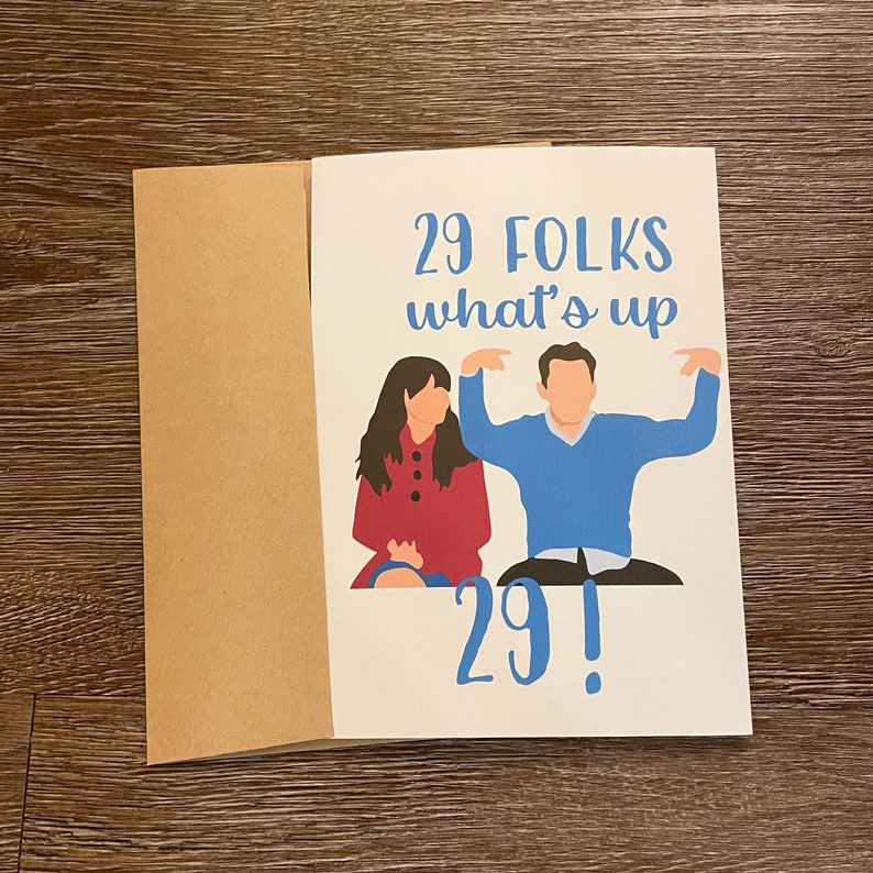 New Girl Schmidt Fan Art 29 Birthday Greeting Card - Etsy