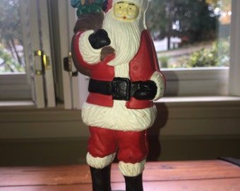 Cast Iron Santa Bank - Etsy