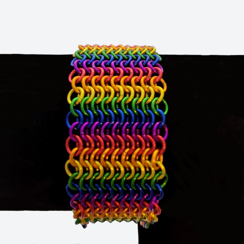Rainbow Chain Mail - Etsy