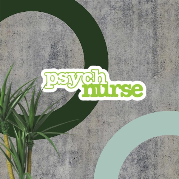 Psych Nurse Stickers - Etsy