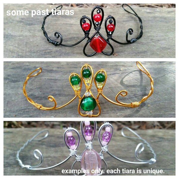 Wire Wrap Tiara - Etsy