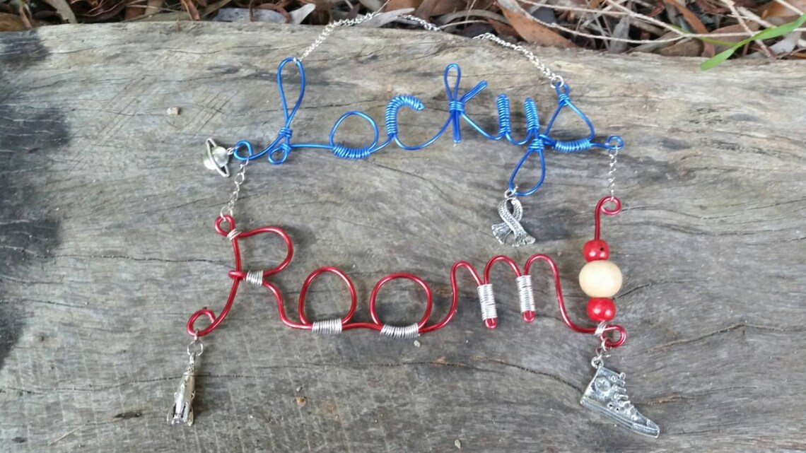 Personalised Wire Wrapped Door Sign - Etsy