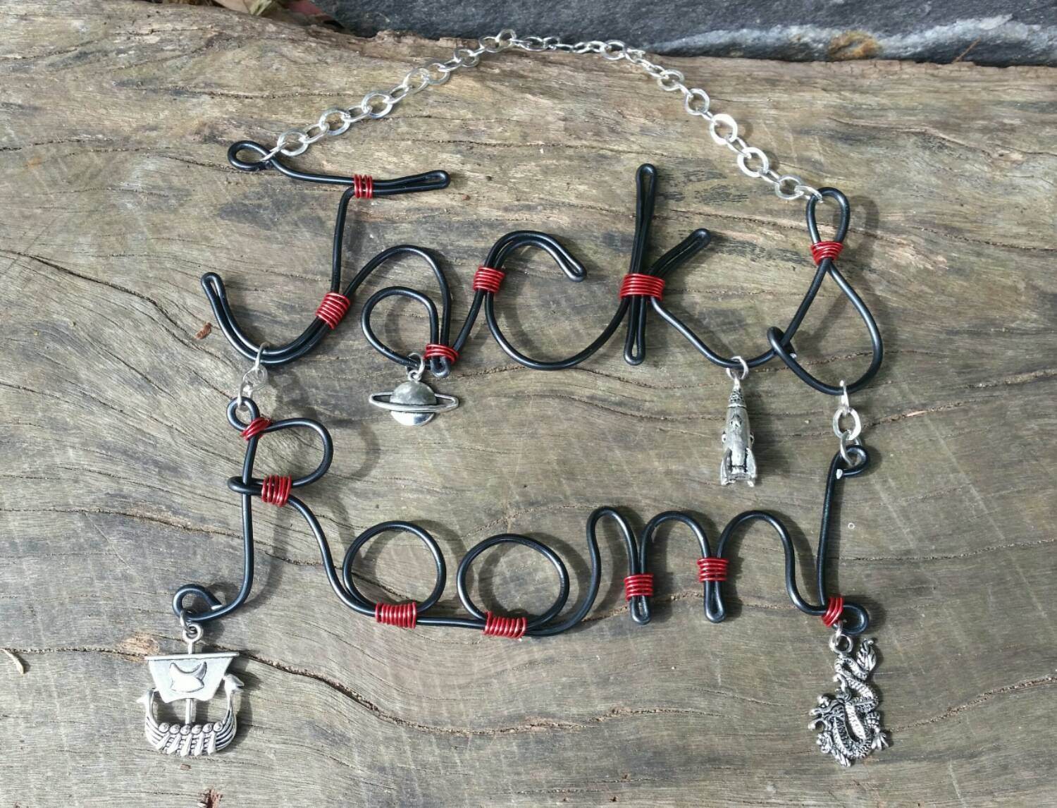 Personalised Wire Wrapped Door Sign - Etsy