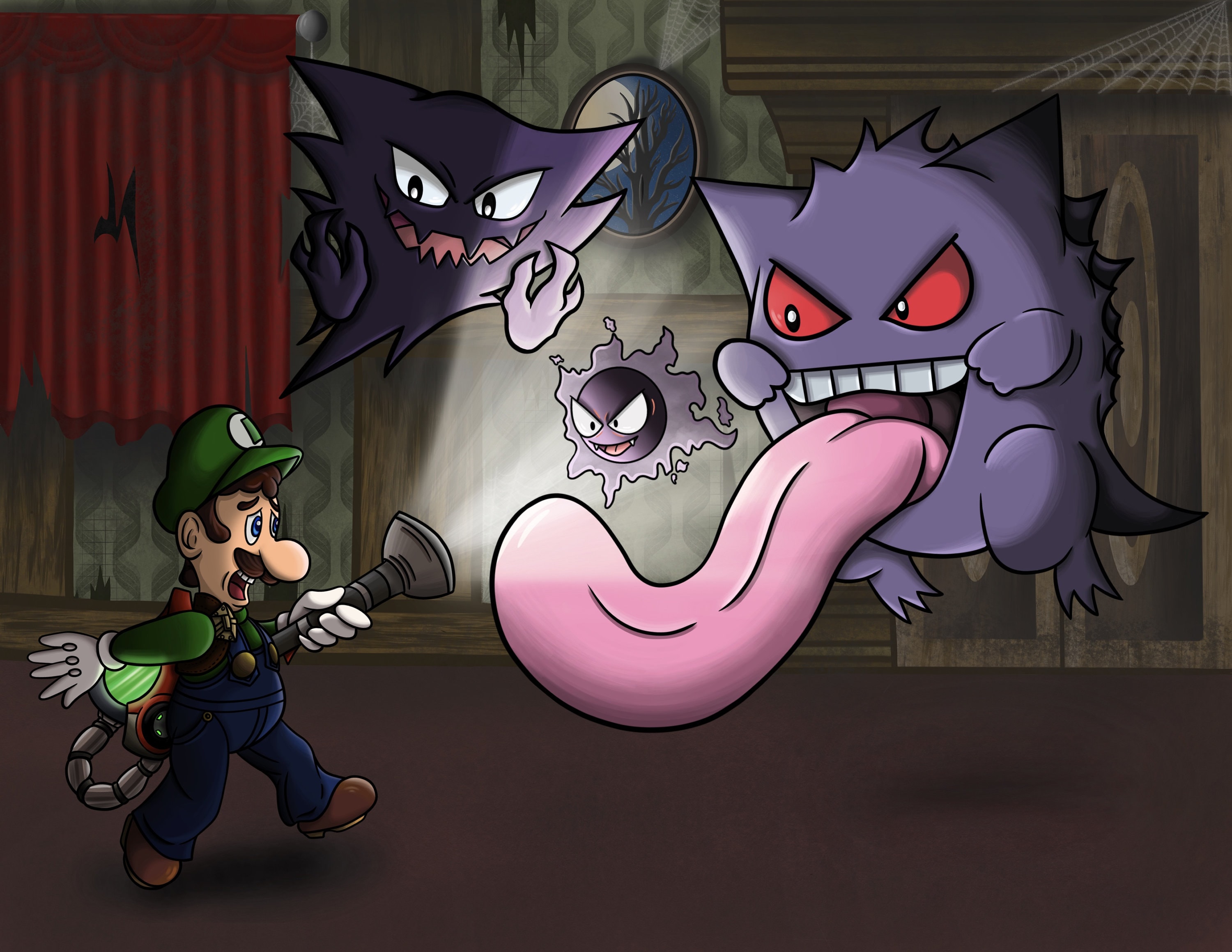 Luigi's Pokemon Mansion - Etsy