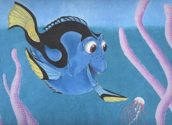 Dory And Squishy Drawing