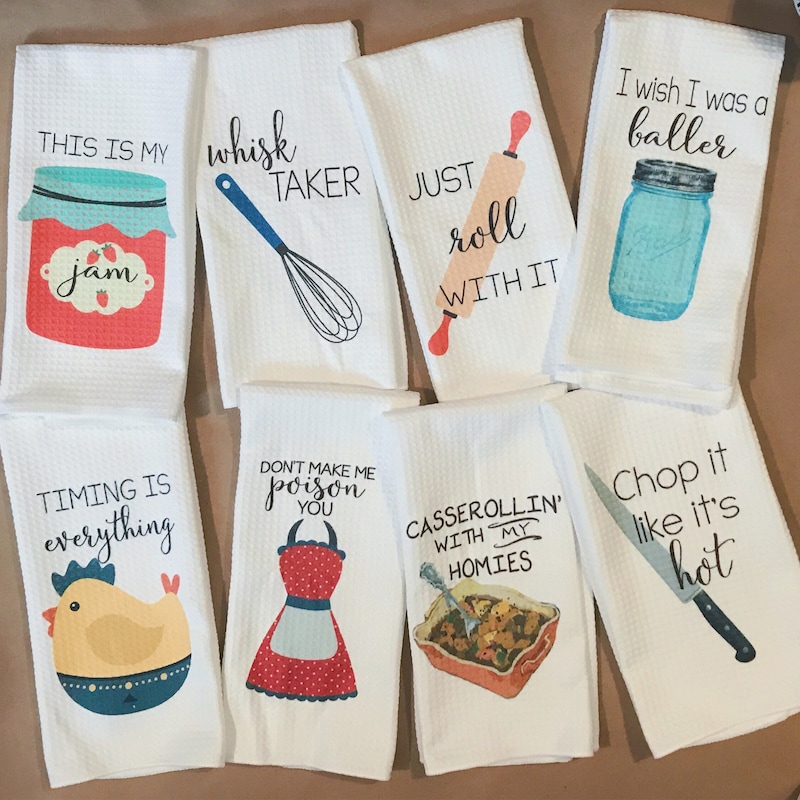 Cute Kitchen Towels - Etsy