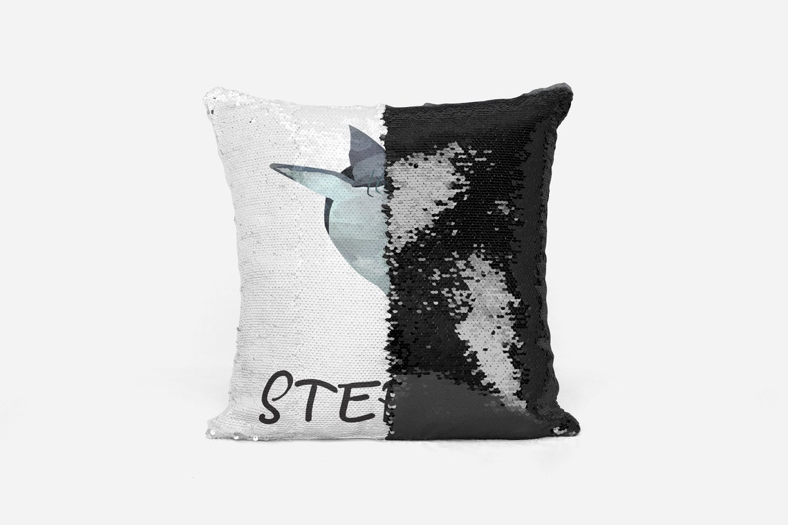 Personalized Shark Gift Custom Shark Decor Reversible | Etsy