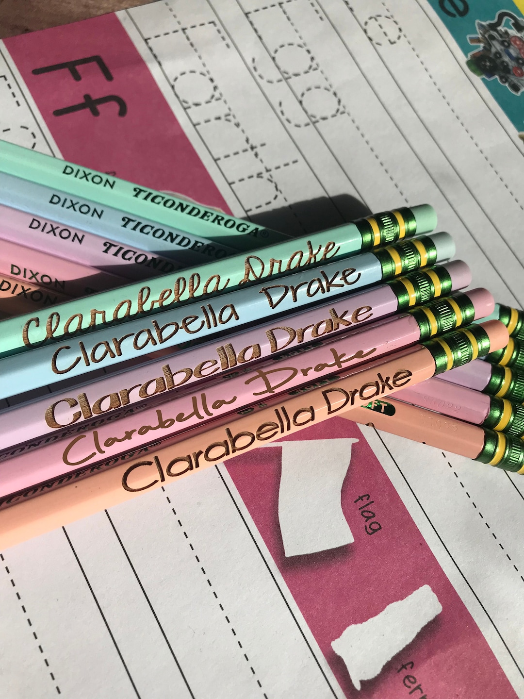 Personalized Engraved Pencils for Kids - Etsy