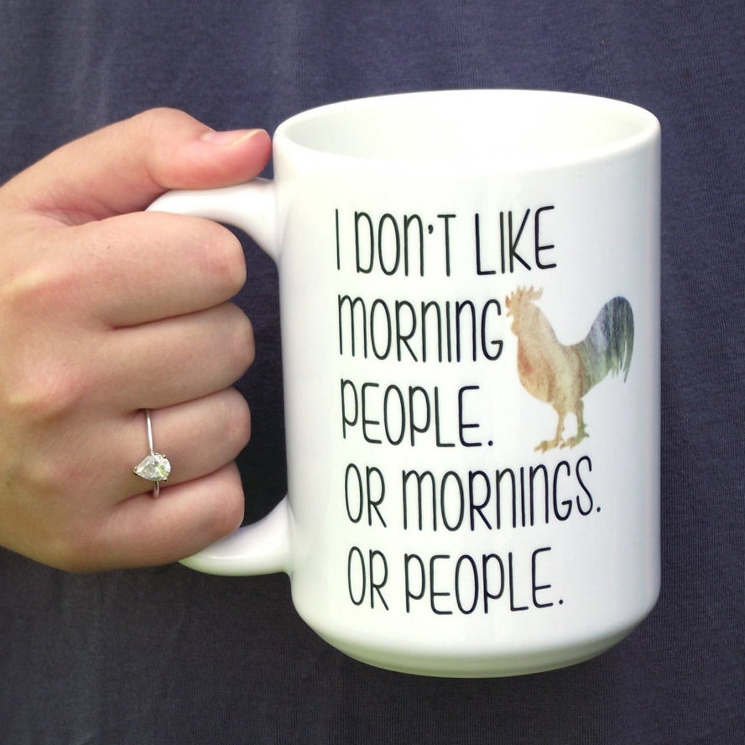Morning Person Coffee Cup - Gift Under 15 - Etsy