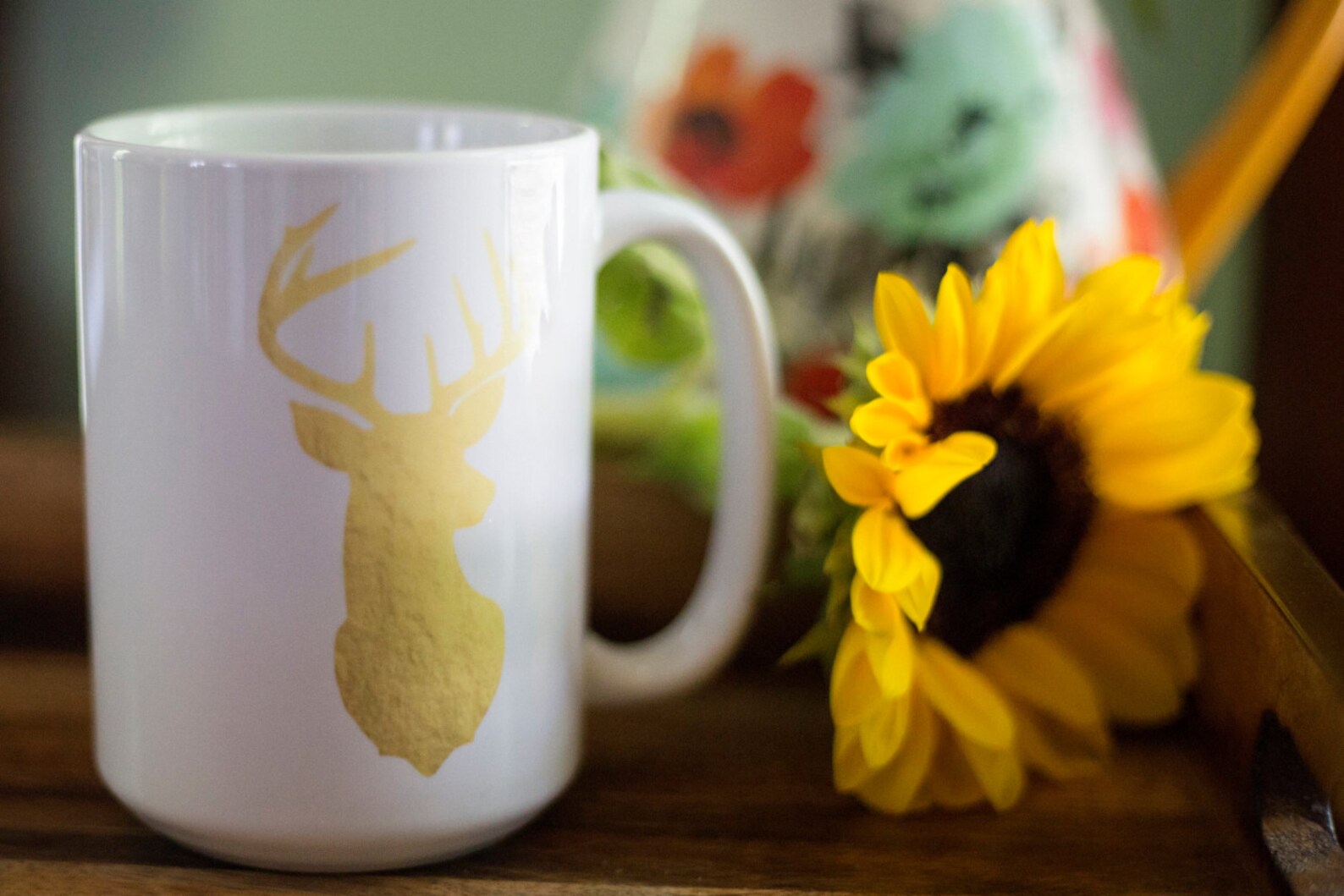 Deer Coffee Mug - Good Morning Dear Coffee Cup - Deer Gift - Mug Gift ...