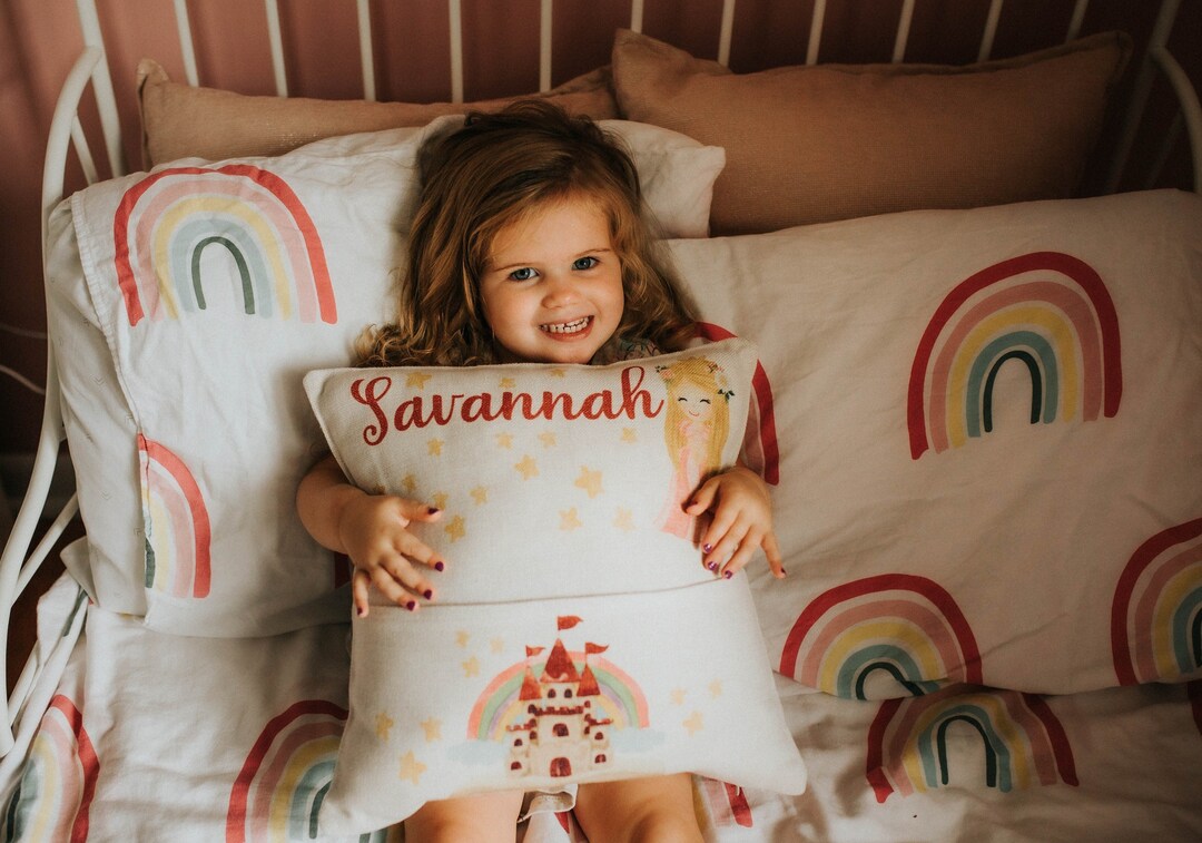 Personalized Princess Reading Pillow - Gift for Girls - Bedtime Story ...