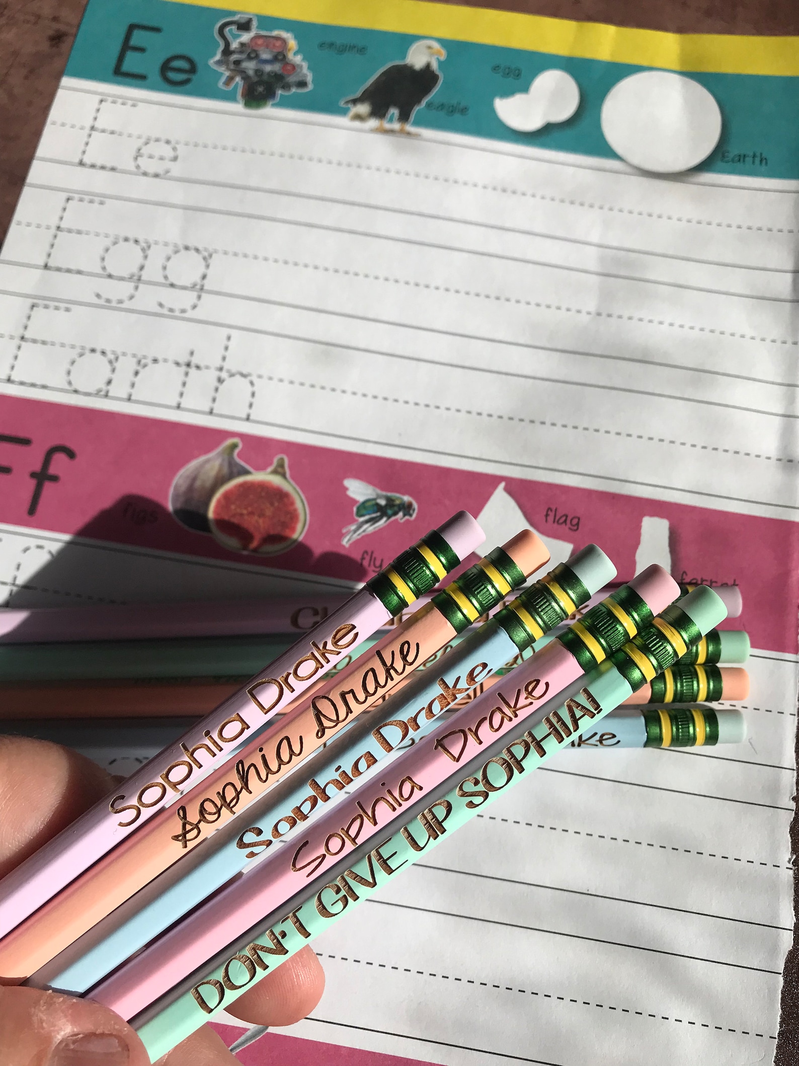 Personalized Engraved Pencils for Kids - Etsy