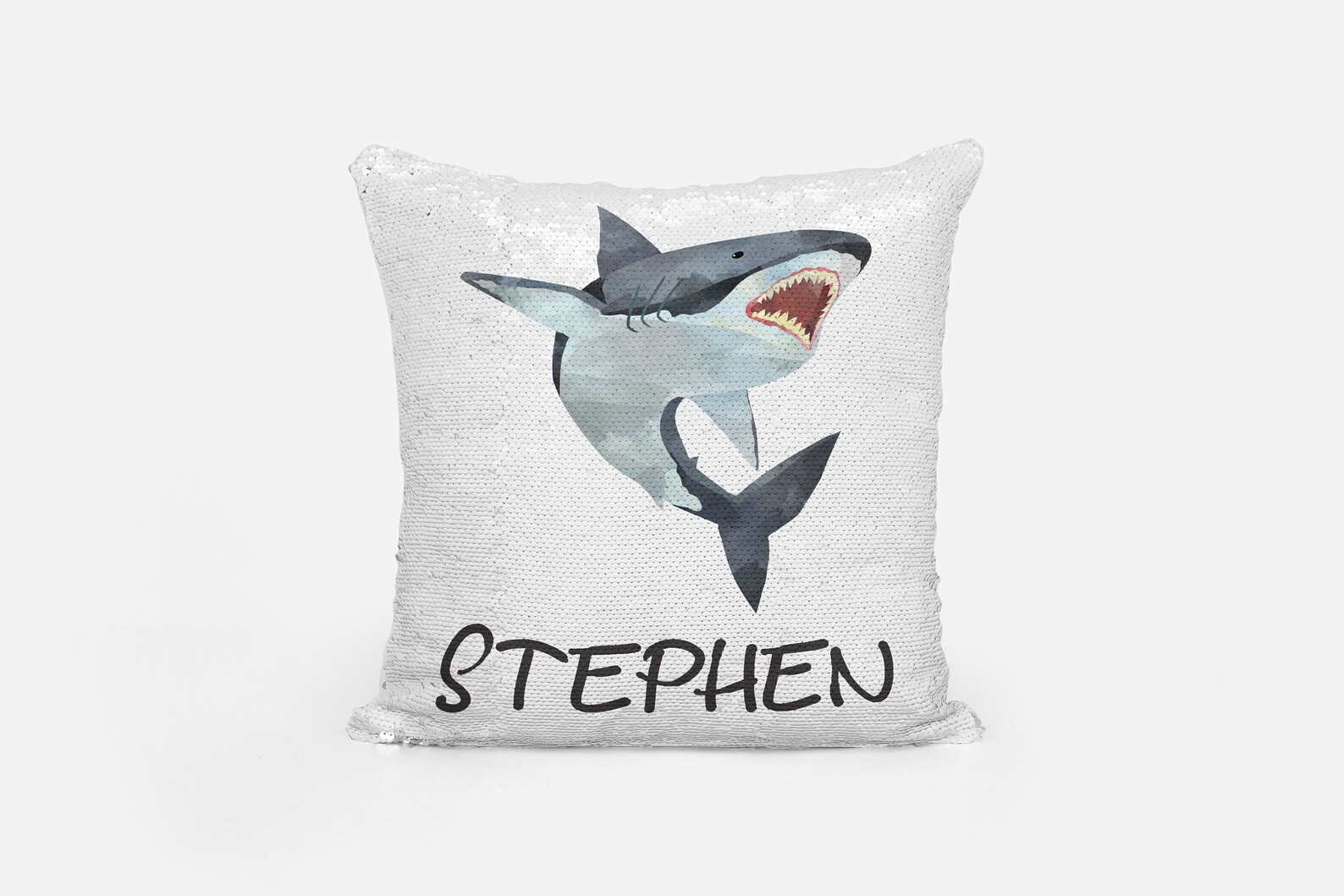 Personalized Shark Gift Custom Shark Decor Reversible | Etsy