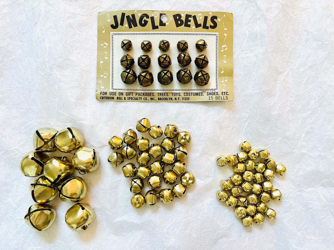 Vintage Jingle Bells, Assorted Sizes, Christmas Decor Gift Packaging - Etsy