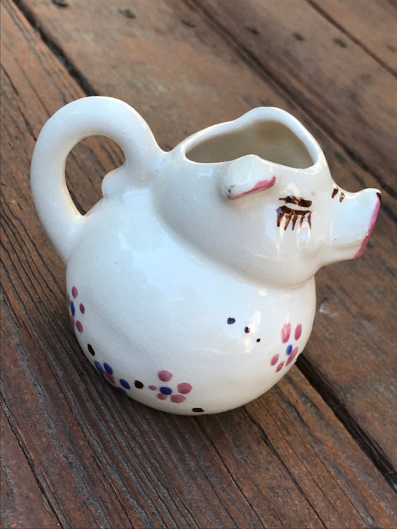 Vintage Pig Creamer Pitcher, Shawnee Style, 1940's - Etsy