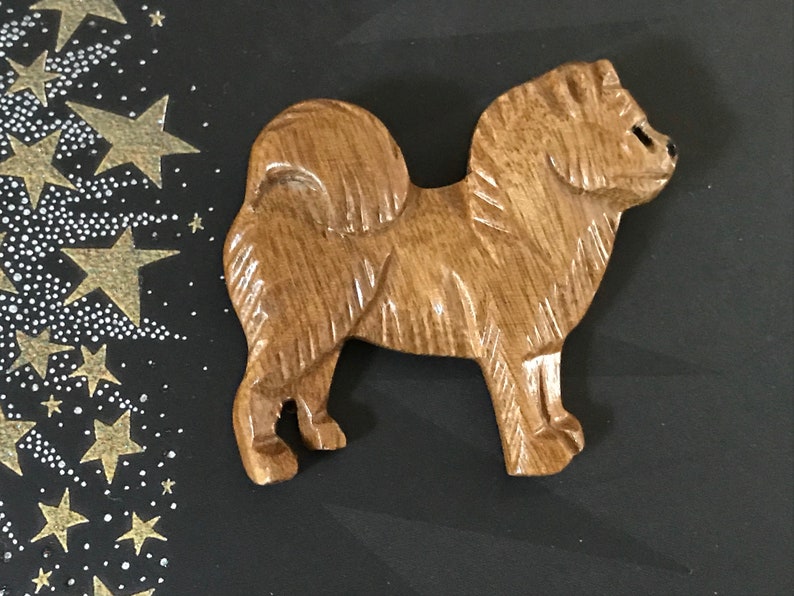 Vintage Wood Dog Pin 1940'S Hand Carved Wooden Dog - Etsy