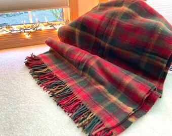 Red Pendleton Blanket - Etsy