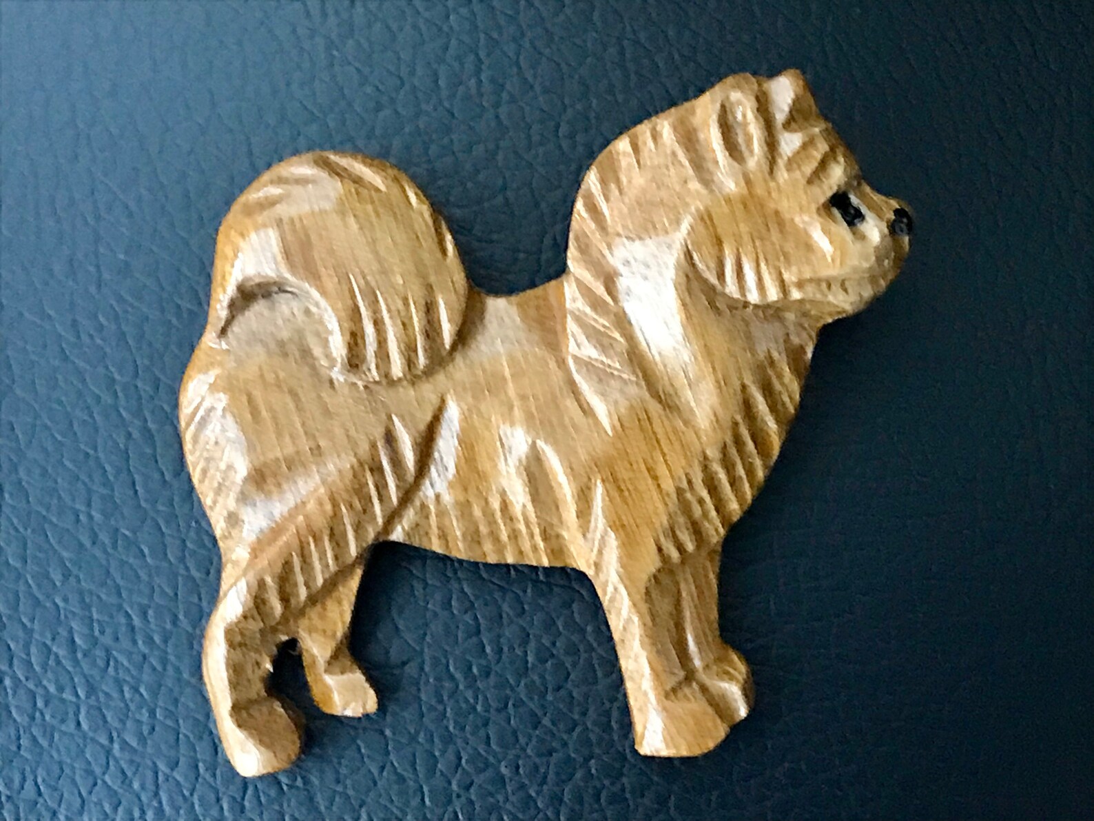 Vintage Wood Dog Pin 1940'S Hand Carved Wooden Dog | Etsy