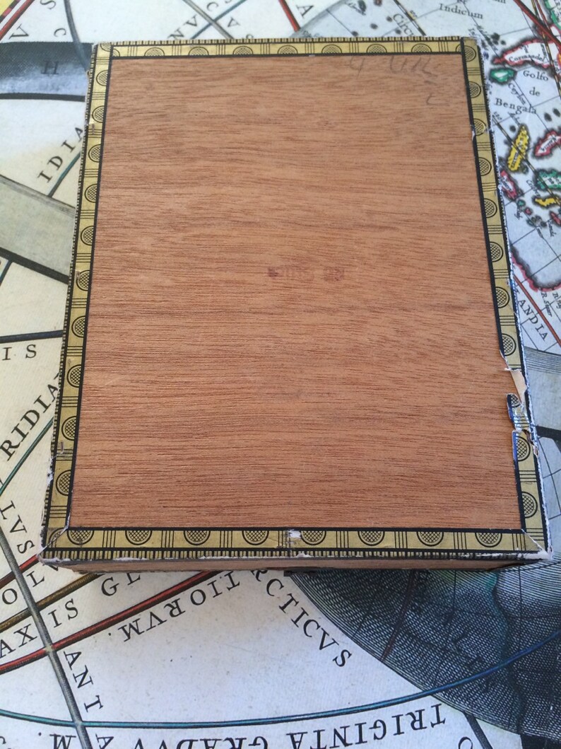 Vintage Brazil Trüllerie West German Wooden Cigar Box - Etsy