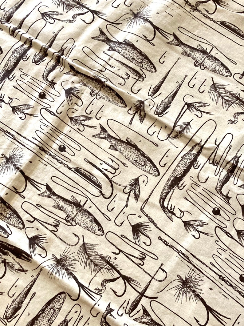 Plaid Fishing Inspired Square Table Linen Rustic Cabin - Etsy