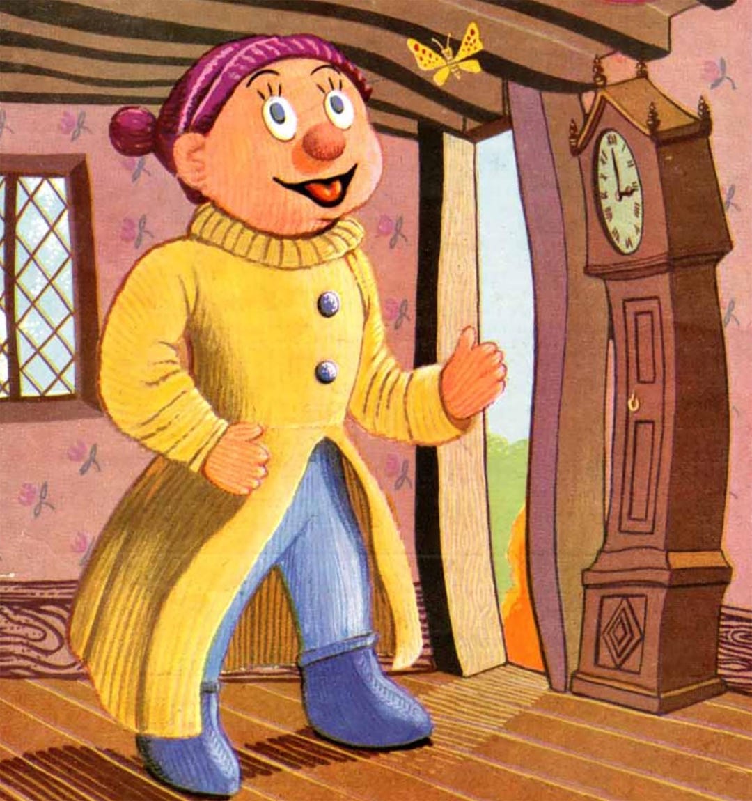 Vintage Fun! Knitting Pattern Five Bright Toys Dreamy Doll + Clothes ...
