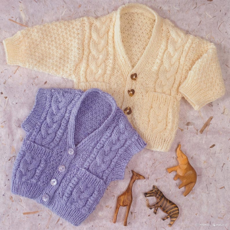Bumper Knitting Pattern 18 Designs Baby + Toddler Sets/cardigans 8ply ...