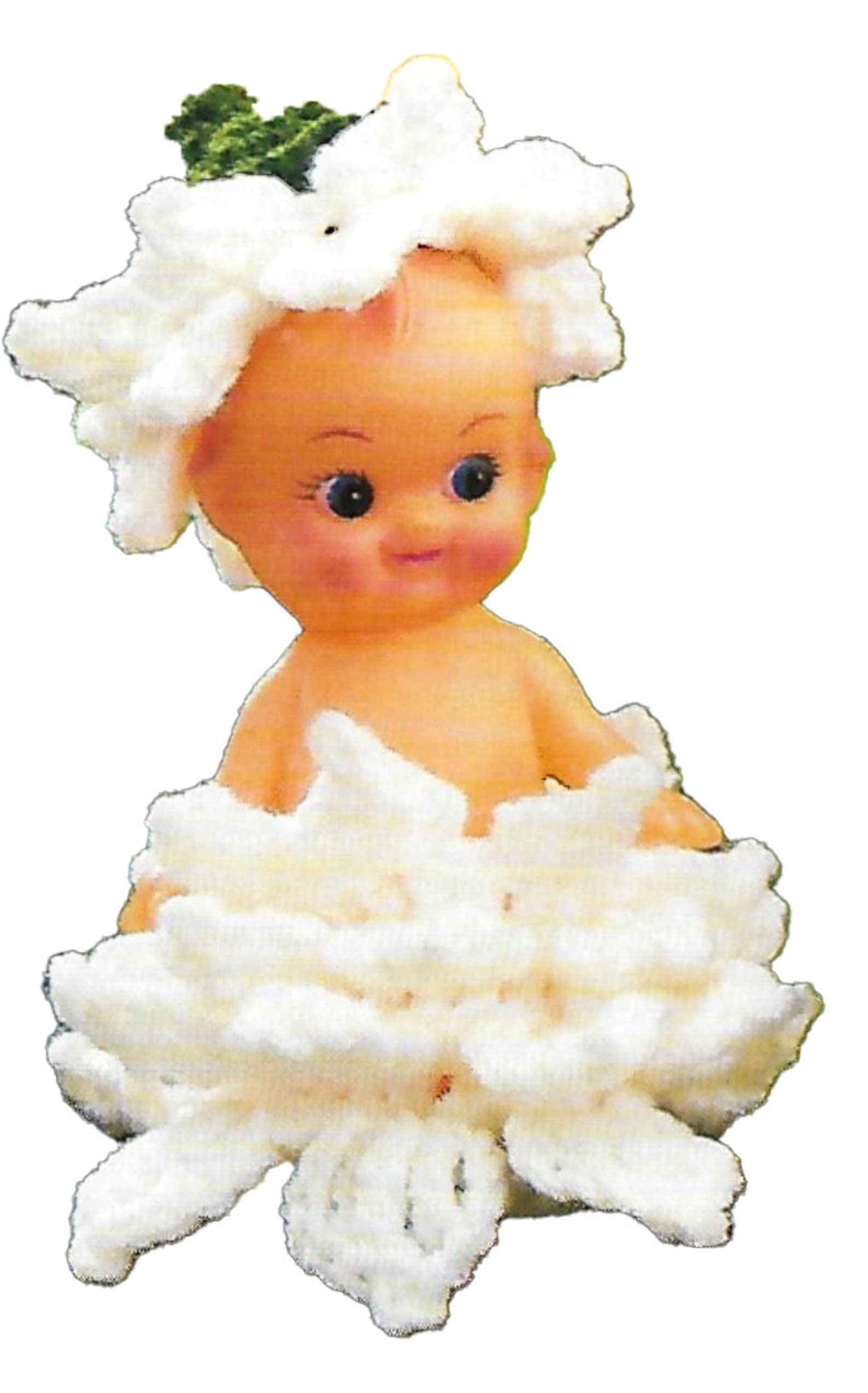 Crochet Pattern Bud Babies Cupid Dolls in 5 Fragrant Flowers Freshener ...