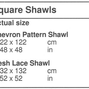 Knitting Baby Pattern Chevron and Mesh Fine Baby Shawls in 2ply ...