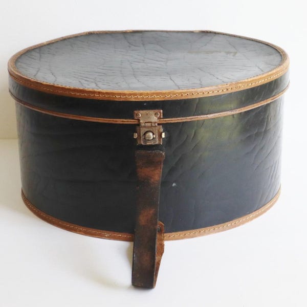 Vintage Hat Box - Etsy