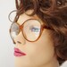 Christian Dior Vtg. Optyl Frames // Cognac Brown Transparent Frames ...