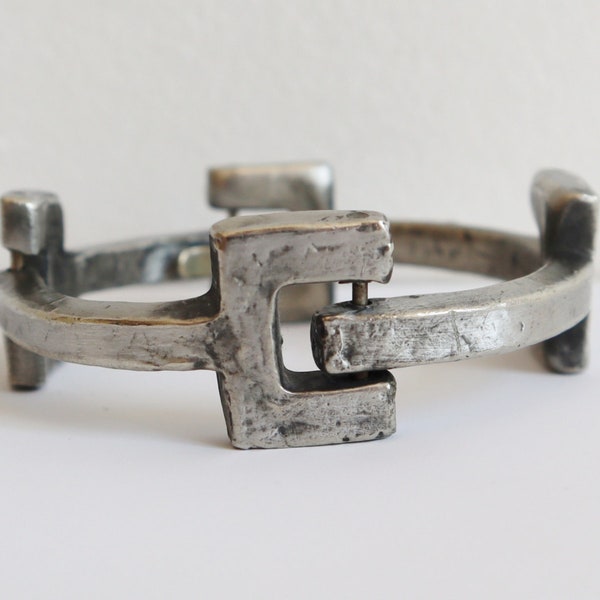 Pewter Bracelet - Etsy