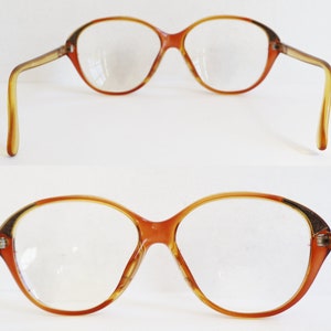 Christian Dior Vtg. Optyl Frames // Cognac Brown Transparent Frames ...