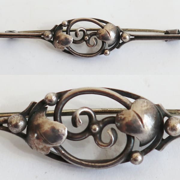 830 Silver Brooch - Etsy