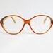 Christian Dior Vtg. Optyl Frames // Cognac Brown Transparent Frames ...