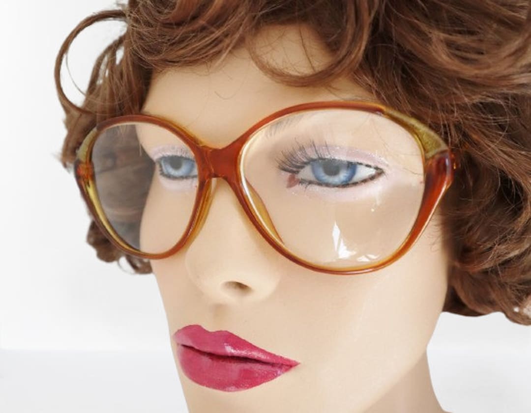 Christian Dior Vtg. Optyl Frames // Cognac Brown Transparent Frames ...