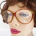 Christian Dior Vtg. Optyl Frames // Cognac Brown Transparent Frames ...