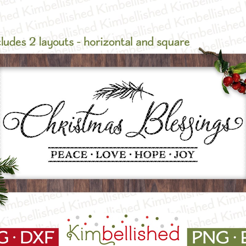 Christmas Blessings - Etsy