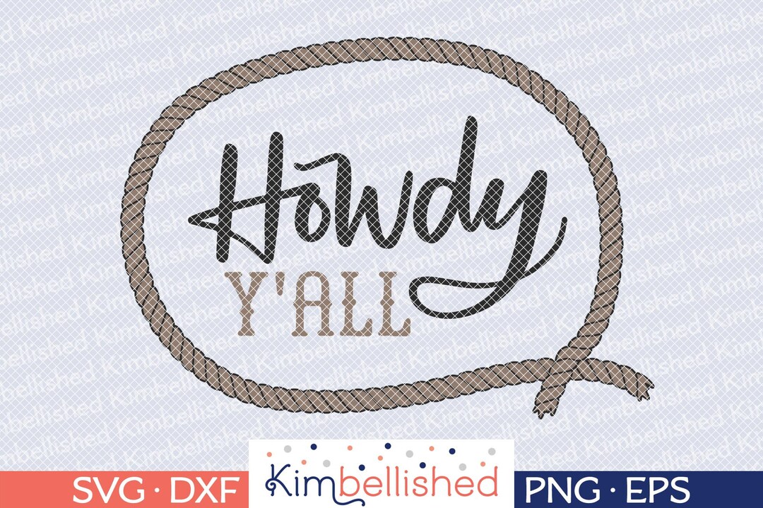 Howdy Y'all SVG DXF Digital Cut Files - Etsy