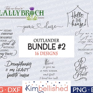 Outlander Bundle #2 SVG DXF Digital Cut Files - Etsy