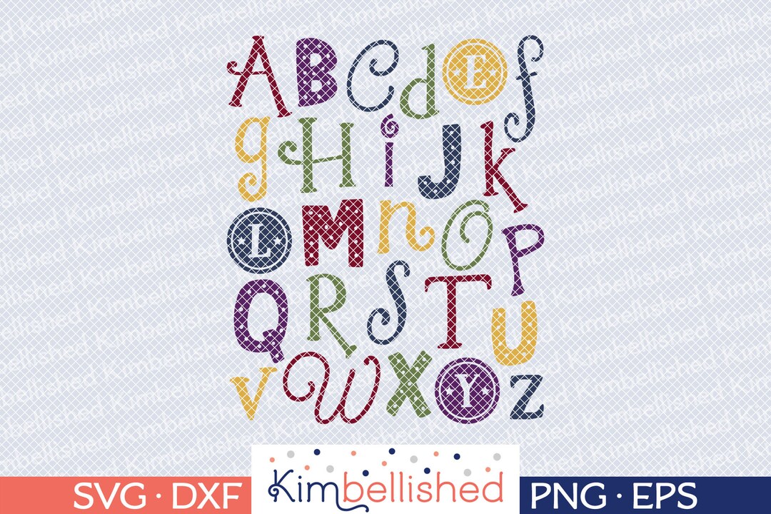 Alphabet Soup SVG DXF Digital Cut Files - Etsy