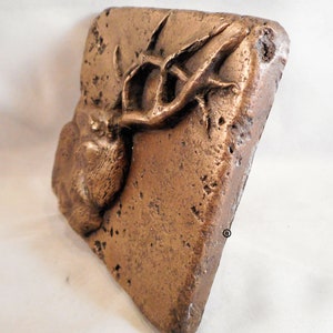 Bronze Wildlife (elk) 4"x4" Decorative Wall Tile - Etsy