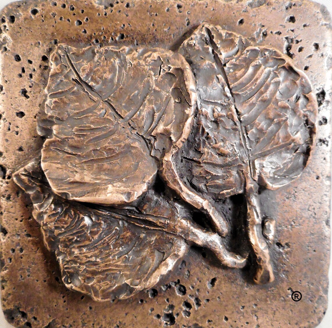 Bronze 4"x4" Leaf #3 (falling Leaves Collection) - Etsy