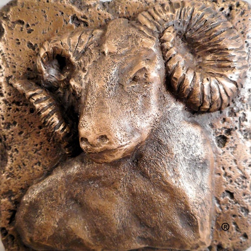 Bronze Wildlife bison 4x4 Decorative Wall Tile - Etsy