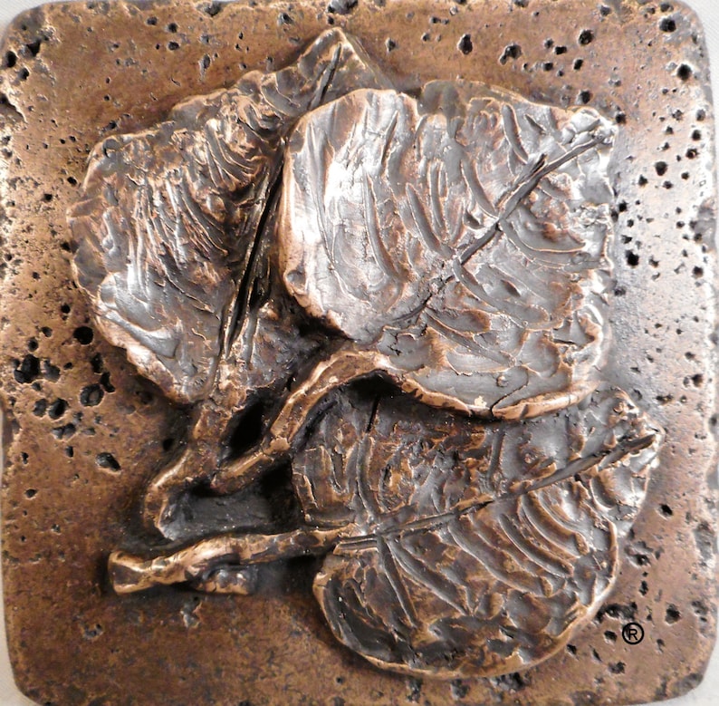 Bronze 4"x4" Leaf #3 (falling Leaves Collection) - Etsy