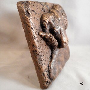Bronze Wildlife (ram) 4"x4" Decorative Wall Tile - Etsy