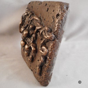 4"x4" Bronze Grapes Two Decorative Wall Tile - Etsy