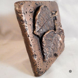 Bronze 4"x4" Leaf #3 (falling Leaves Collection) - Etsy